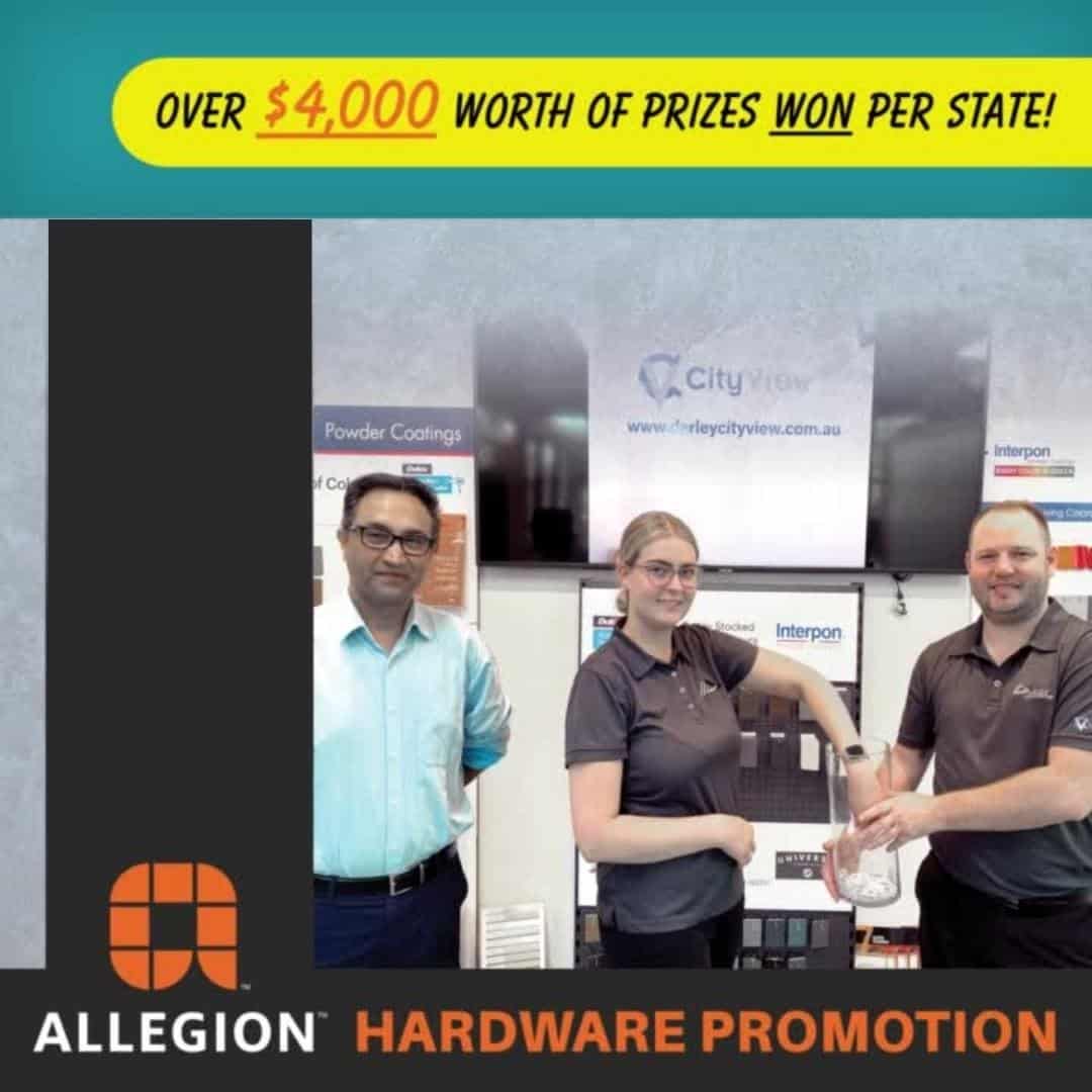Allegion Hardware Winners - Darley Aluminium